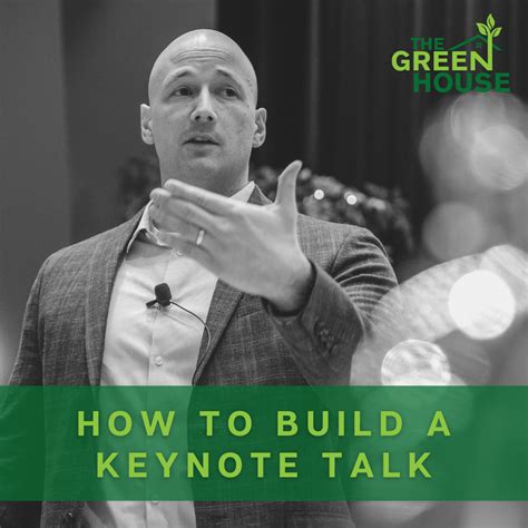 Building A Keynote Talk The Greenhouse