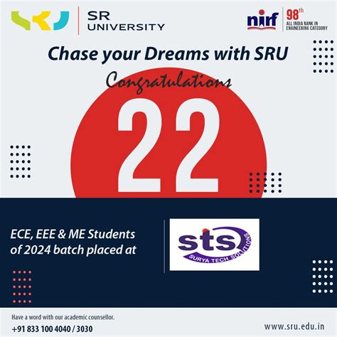 Sr University On Linkedin Sru Sruniversity Btech Futureengineers