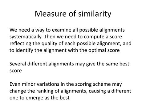 Sequence Alignment Data Bioinformatics Introduction PPT