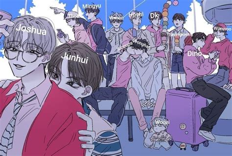 Svt Fanart Ilustrasi Karakter Ilustrasi Komik Sketsa