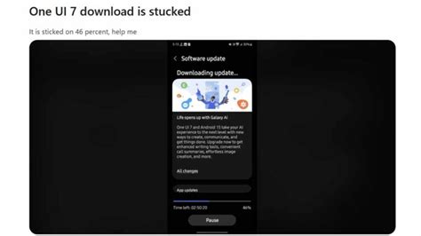 One Ui 7 Download Stuck For Many Users Due To Server Overload Heres