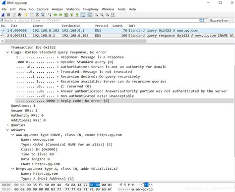Dns协议分析 Csdn博客