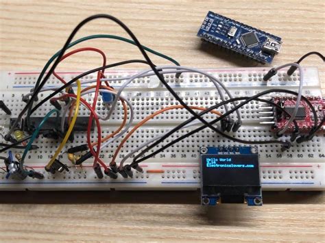 Interacting With An Oled Display Via An I2c Bus System