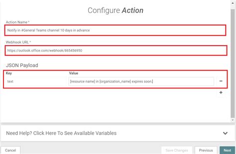 Setting Up Microsoft Teams Webhook Notifications