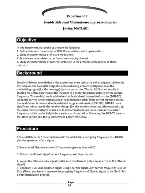 Exp 2 Analogue Pdf Modulation Detector Radio