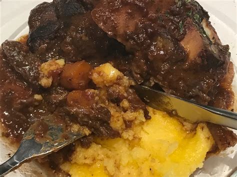 Osso Buco With Polenta Marilyn Dishes
