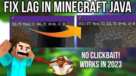 How To Fix Lag In Minecraft Java Edition 2023 Effective Working