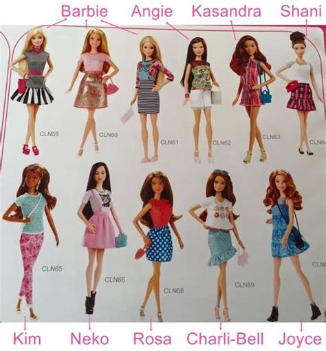 Names Of Barbie Dolls At Benjamin Schaffer Blog
