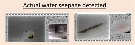 Portable Water Seepage Detection System Ai On The Edge Non Contact