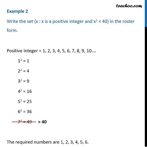 Example Write X X Is A Positive Integer And X
