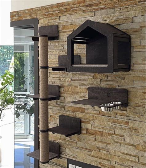 Cat House Set For Cats Modern Cat Furniture T For Cat Lover Large