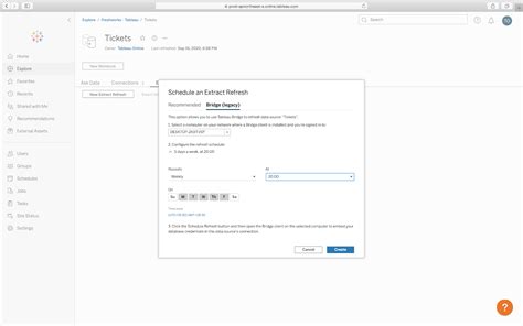 Exporting Data From Analytics To Tableau Freshservice