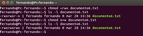 Comando Chmod Linux