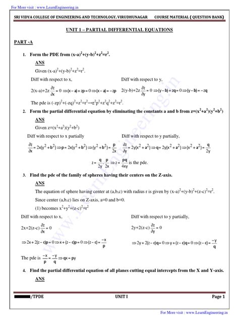 Ma3351 Qb Part A B 01 By Learnengineering In Pdf Partial