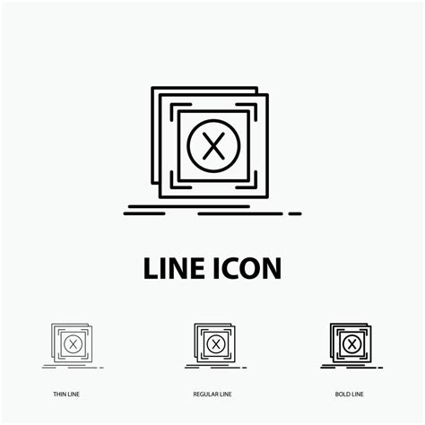 error application message problem server icon in thin regular and