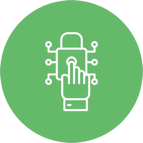 Premium Vector Access Control Vector Illustration Style