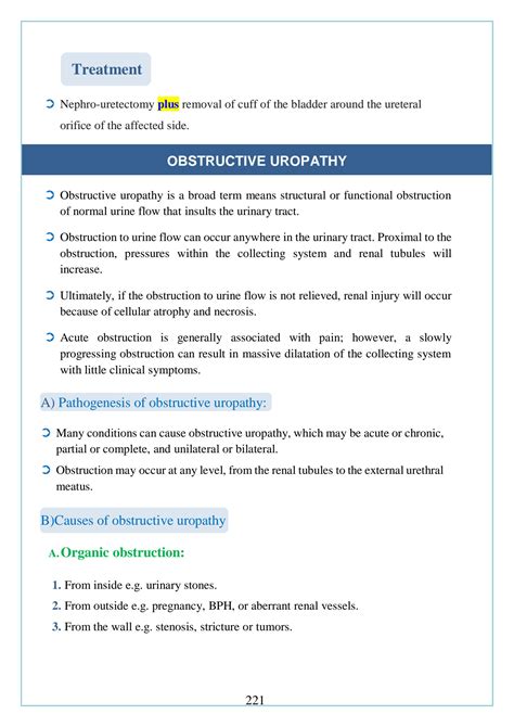 Solution Best Explanation Of Obstructive Uropathy Studypool