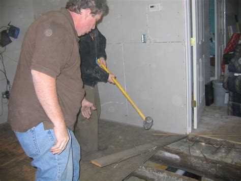 Our Folk Victorian New Joists And Sub Floor In Living Room