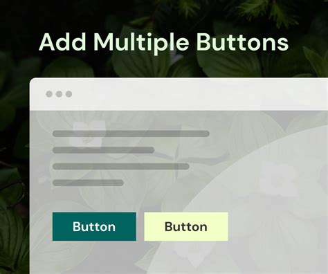 Add Multiple Buttons Updates Strikingly
