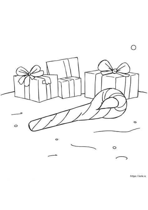 Baston De Bomboane De Colorat Pentru Preșcolari