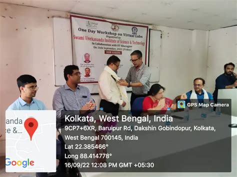 B Tech Workshop In Collaboration With Iit Kharagpur Swami Vivekananda Institute Of Science And