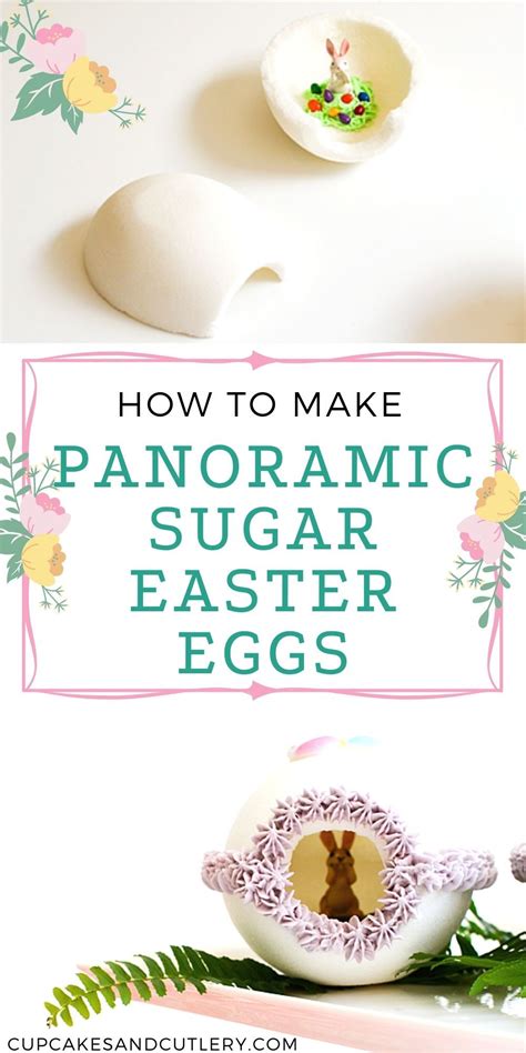 How To Make Panoramic Sugar Eggs For Easter Tutorial How To Make