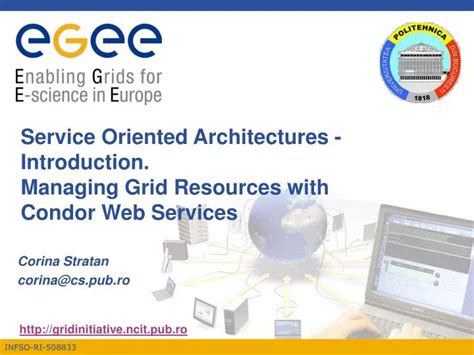 Ppt Service Oriented Architectures Introduction Managing Grid