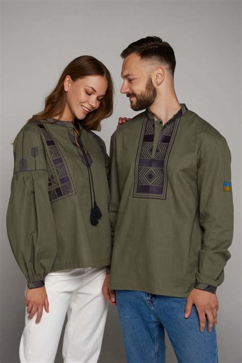 Вишиванки для пари купити в Києві ціни в інтернет магазині Укргламур