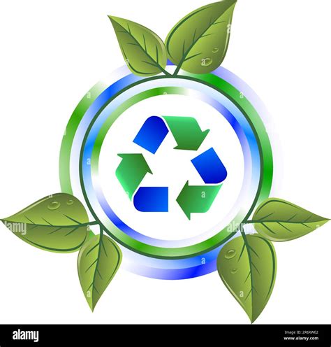 Green Waste Recycle Plant Stock Vector Images Alamy