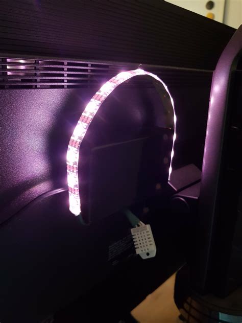 Making Sure Its Cozy Iot Neopixel Led Stripe Ambient Light With Dht22 Temp Hum Sensor With