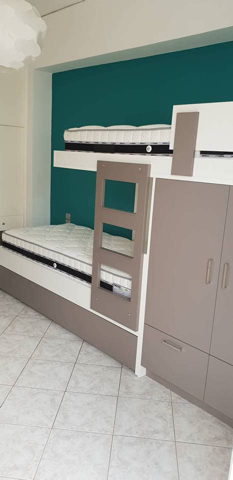 ΚΟΥΚΕΤΑ ΜΕ 3 ΚΡΕΒΑΤΙΑ ΠΑΡΑΛΛΗΛΑ ΚΑΙ ΝΤΟΥΛΑΠΑ Woodservice Gr