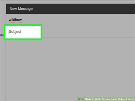 How To Write Strong Email Subject Lines With Pictures WikiHow