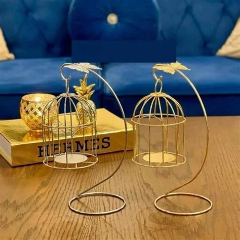 خرید و قیمت جا شمعی فلزی مدل قفس جا شمعی هفت سین ترب