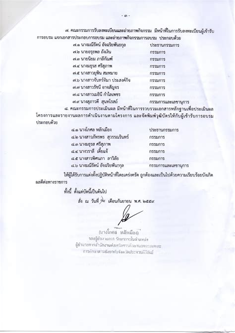 คำสั่ง หนังสือราชการ รายงาน ของนายปฐมพร คำสั่งสำนักงาน ที่ 114 2559 กศน ปข เรื่องแต่งตั้งคณะ