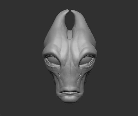 Stl File Mass Effect Salarian Headsculpt For Action Figures 🦸・3d