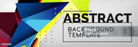 모자이크 삼각형 3d 도형 구성 기하학적 현대 배경 삼각형과 다각형 디자인 0명에 대한 스톡 벡터 아트 및 기타 이미지 0명 결정체 구도 Istock