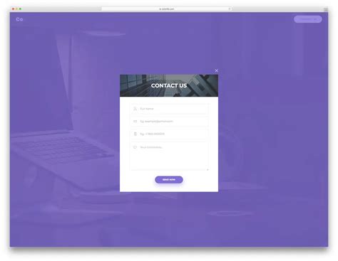 Top 22 des modèles de formulaire de contact HTML5 et CSS3 gratuits 2020
