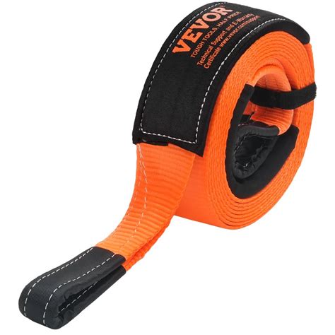 Vevor Recovery Tow Straps 3 In X 20 Ft Mbs 36000 Lbs