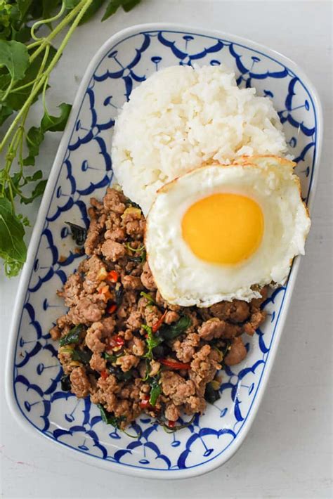 Holy Basil Stir Fry With Pork Pad Krapow Moo ผัดกะเพรา Rachel