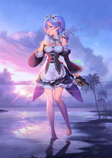 Media Rem Went For A Walk At The Beach By Mandrill Rrezero