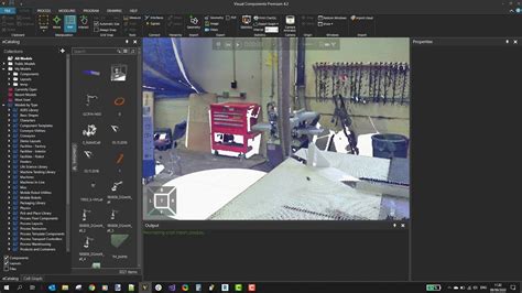 Import Point Cloud With Python API Visual Components Academy