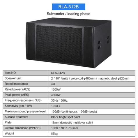 Rla Serial Dual Speaker Line Array System Arvox