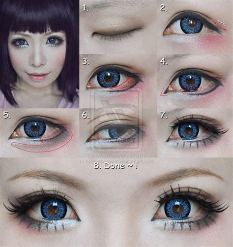 Anime Eyes Makeup Cosplay