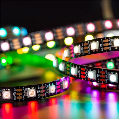 Programmable Full Color Rgb Ws2812b Led Strip Lights