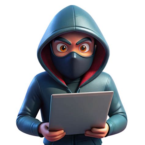 Masked Hacker Concealing Identity Online 51868977 Png