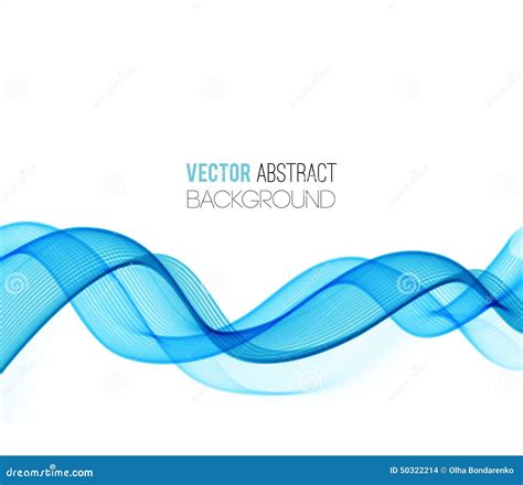 Abstract Curved Lines Background Template Design Stock Vector