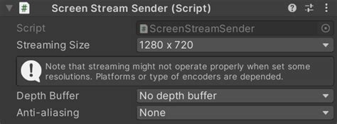 Video Streaming Unity Render Streaming 310 Exp3