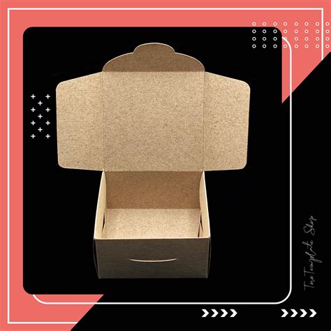 Rectangle Box Template Gift Box Template Candy Box Template Etsy
