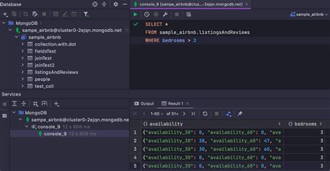Datagrip 20203 Eap 3 Sql For Mongodb The Datagrip Blog