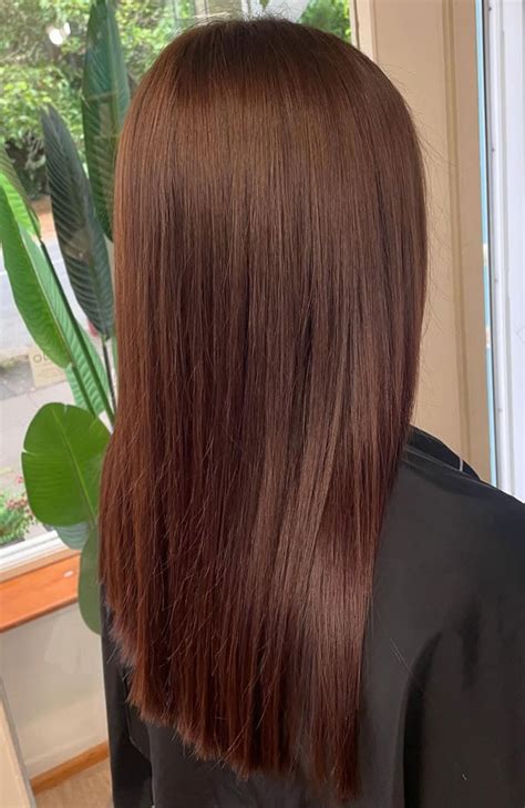 30 Beautiful Brown Hair Ideas For Every Skin Tone Sleek Chocolate